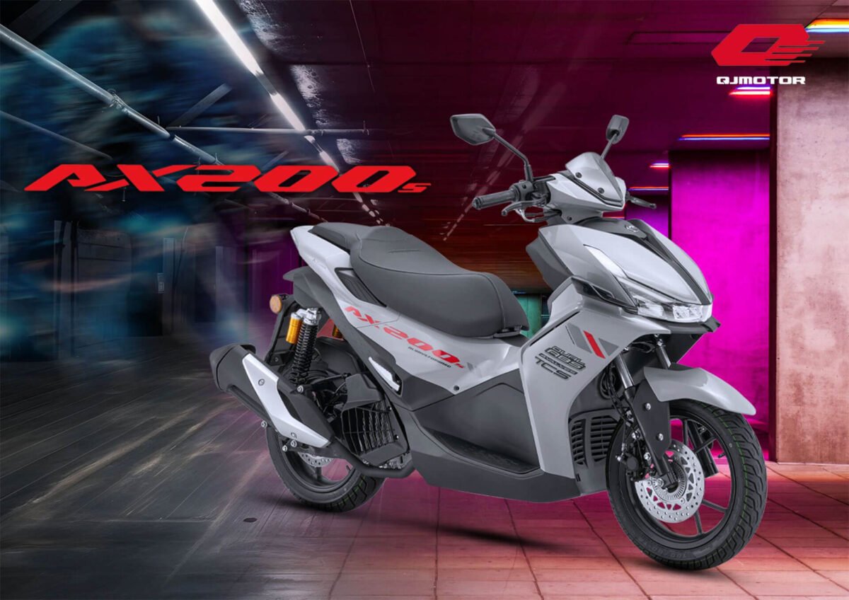 QJMOTOR Introduces The Compact And Sporty AX200S Scooter To The ...